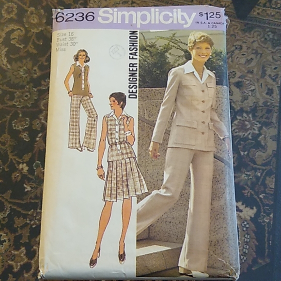 Simplicity | Accessories | S6236 Vintage Pattern Uncut | Poshmark